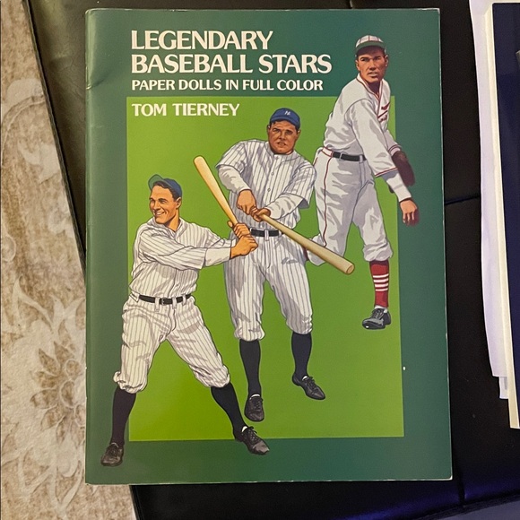 Art | Legendary Baseball Stars Paper Dolls Book | Poshmark